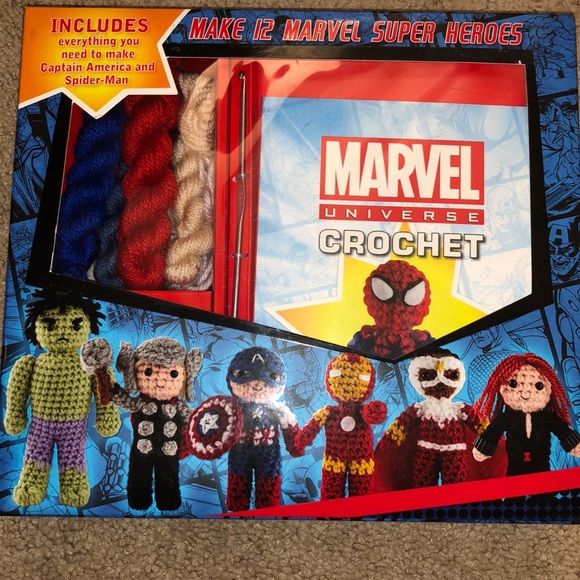 Marvel | Other | Marvel Crochet Kit Brand New Never Used Captain ...